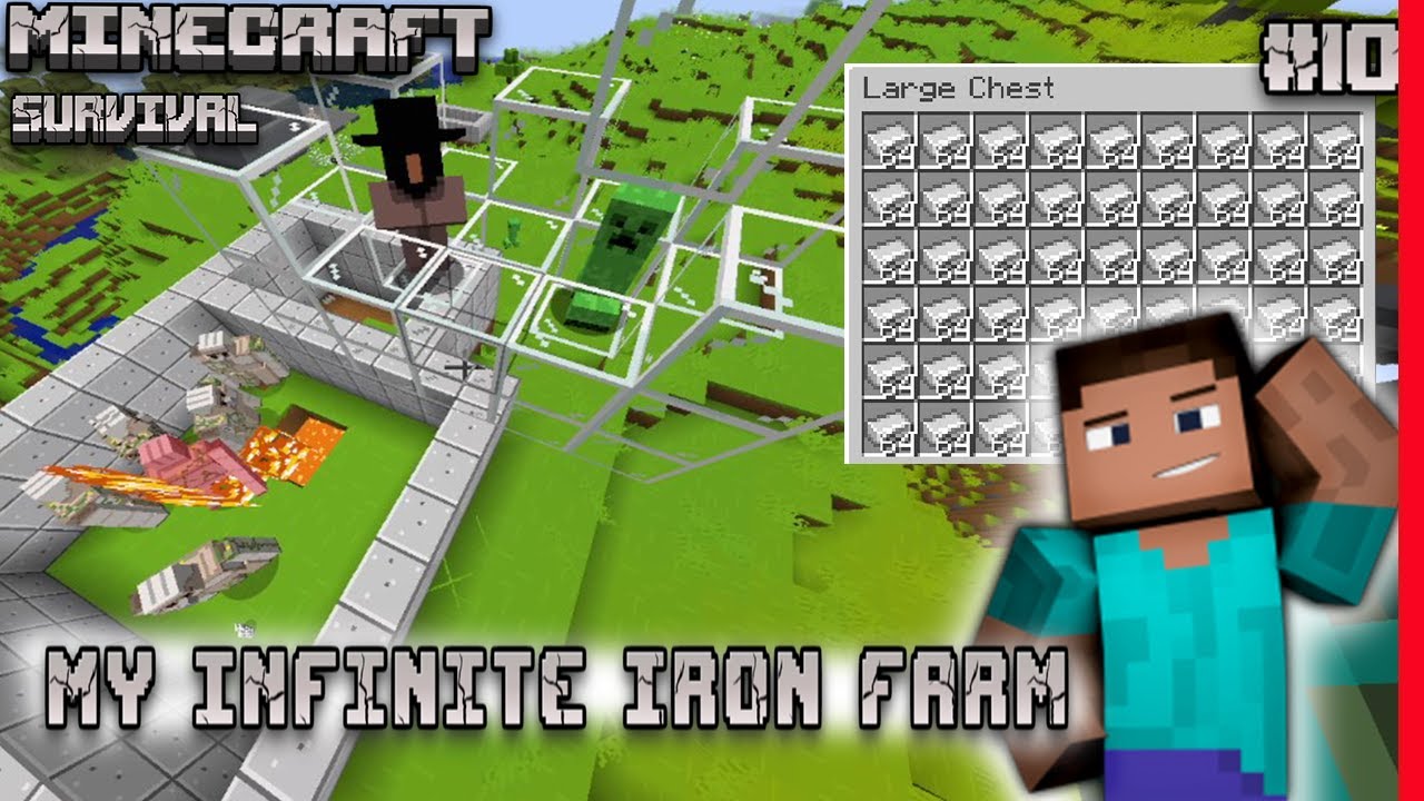 Build My Infinite Iron Farm | Minecraft Survival Series 1.18 | Episode ...