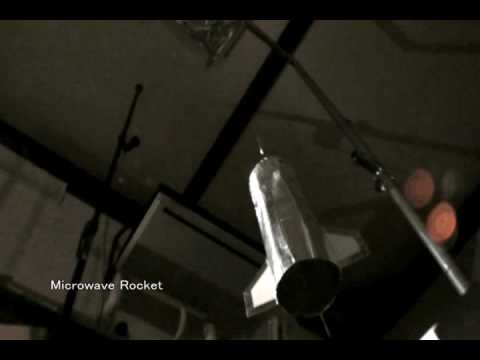 Microwave Rocket - 120g model launch - YouTube