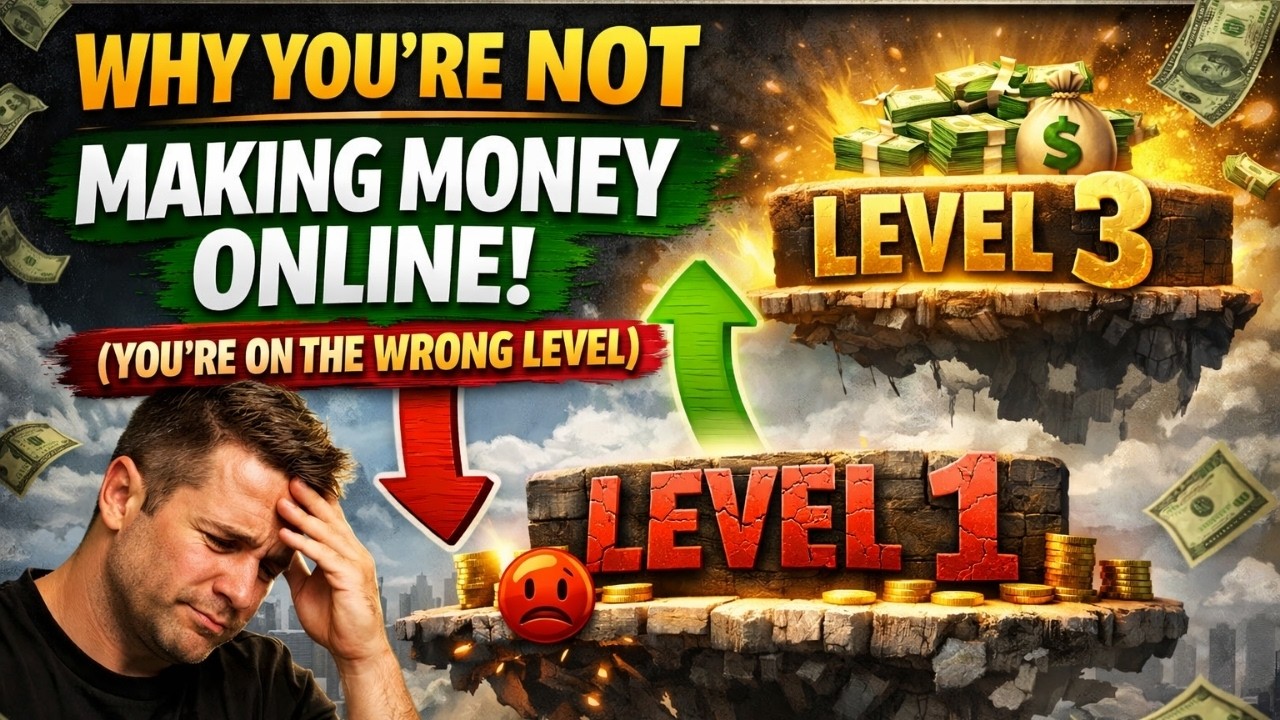 Why You’re Not Making Money Online (You’re on the Wrong Level) - YouTube