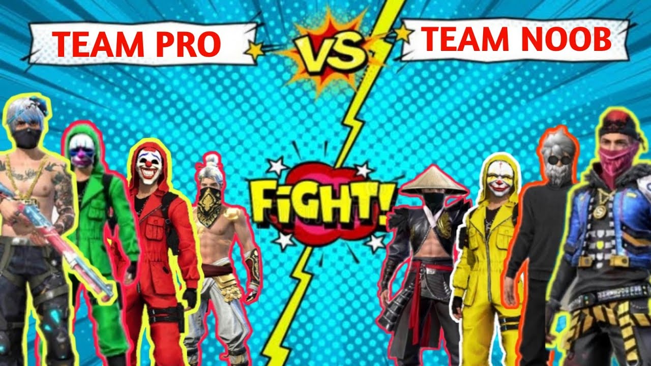 Team Pro Beat Team Noob By 7-5 in 4 vs 4 match😱😱||Funny commentary with ...