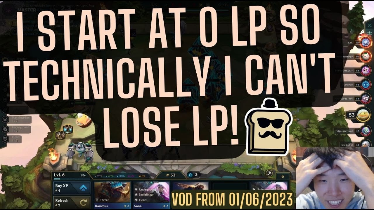 I start at 0 LP so technically I can't lose LP. Disguised Toast VOD ...