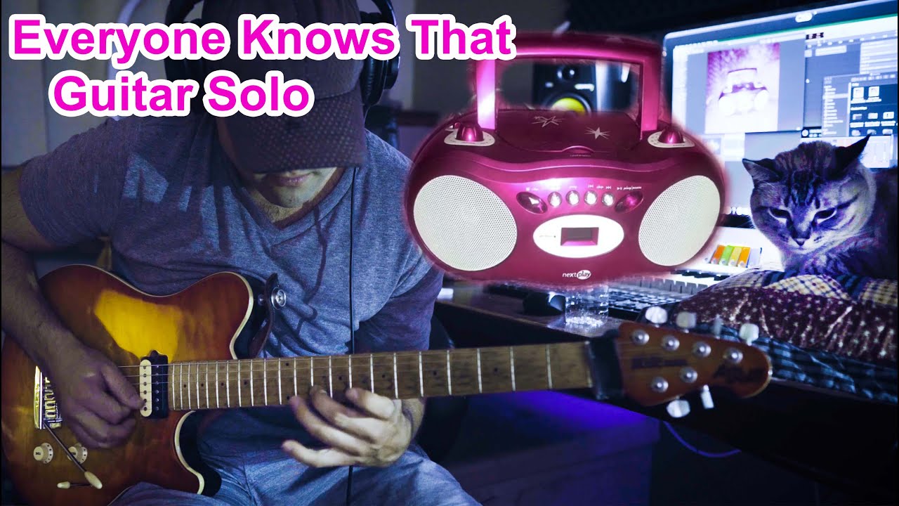 I wrote a guitar solo for the "Everyone Knows That" / "Ulterior Motives ...