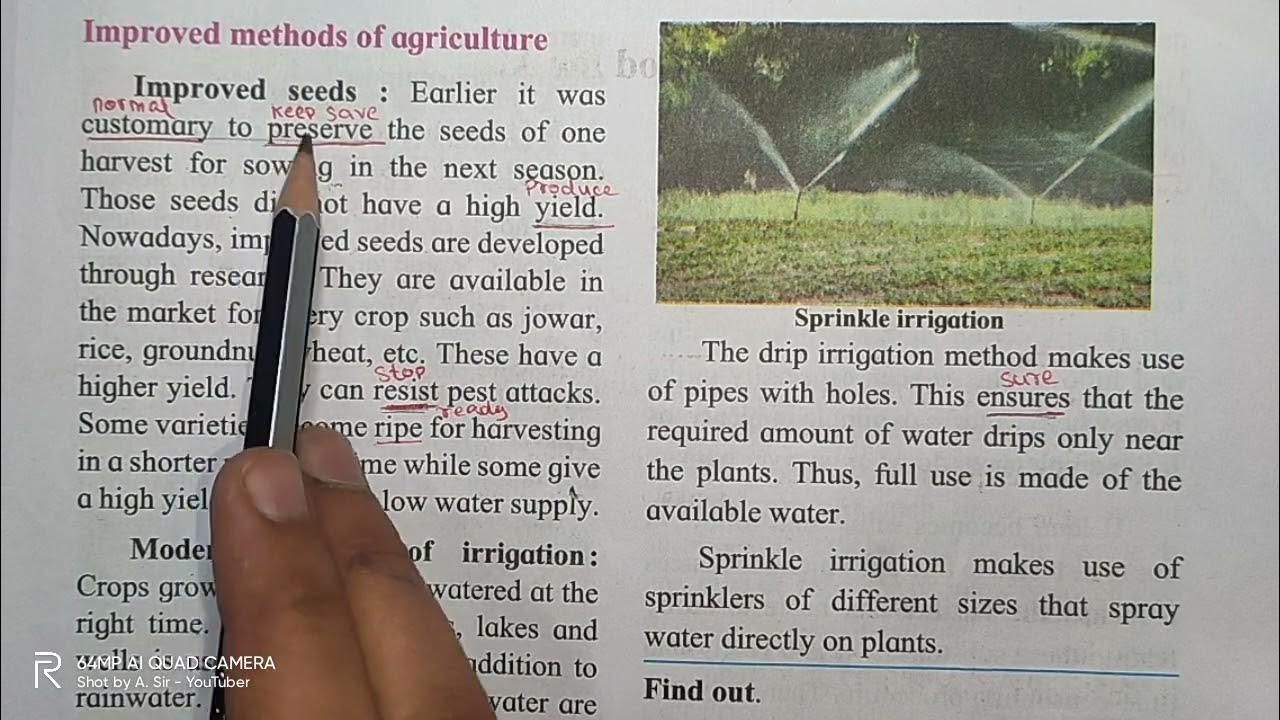 12. Food for All || Class 5 || EVS 1 || STD 5 || Science - YouTube