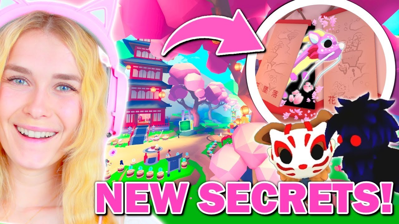 SECRETS In NEW Cherry Blossom World In Adopt Me.. (Roblox) - YouTube