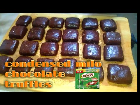 CONDENSED MILO CHOCOLATE TRUFFLES || LUTONG BAHAY - YouTube
