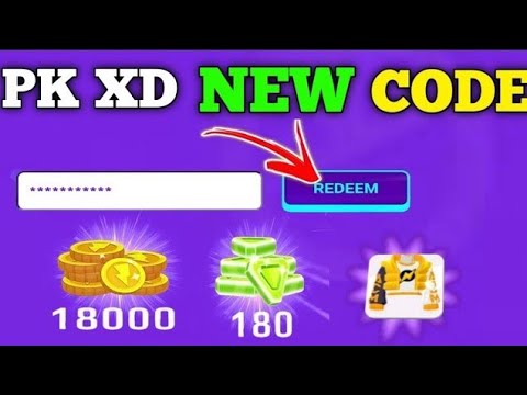 Pk xd codes 2023 || pk xd new code today || pk xd redeem code today ...