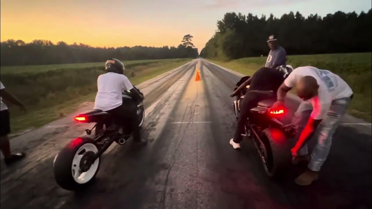 Gen 4 zx10 vs 05-06 gsxr1k (W) - YouTube