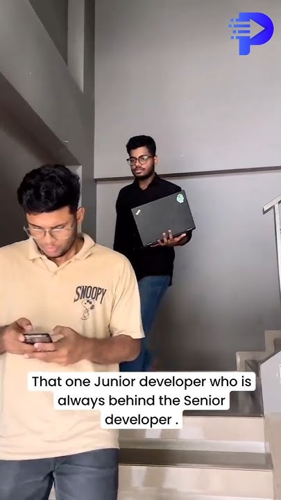 That one junior developer who consistently trails behind the senior ...