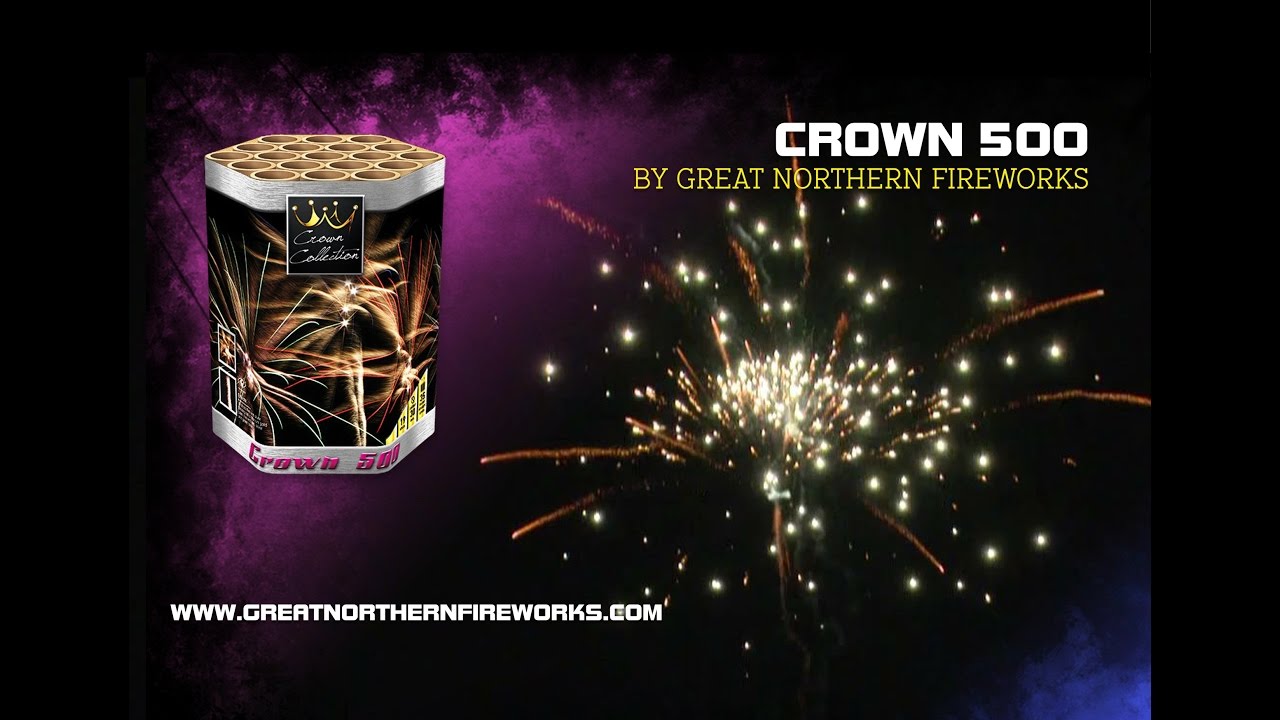 Crown 500 Firework - Great Northern Fireworks - Leeds - - YouTube