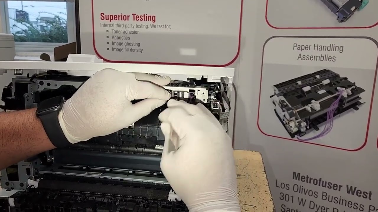 HP 4201 4301 Fuser Replacement Removal and Installation Instructions ...