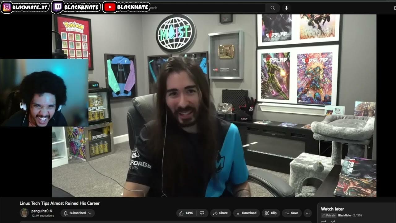 LINUS TECH TIPS ADMITS TO USING THE HARD R... - YouTube