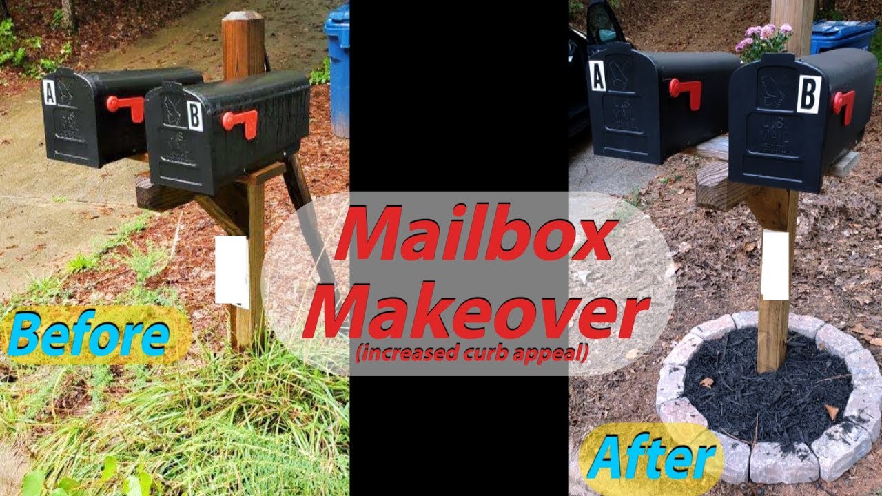 DIY 📭Mailbox Makeover for Under $20 for Maximum Curb Appeal🏡 - YouTube