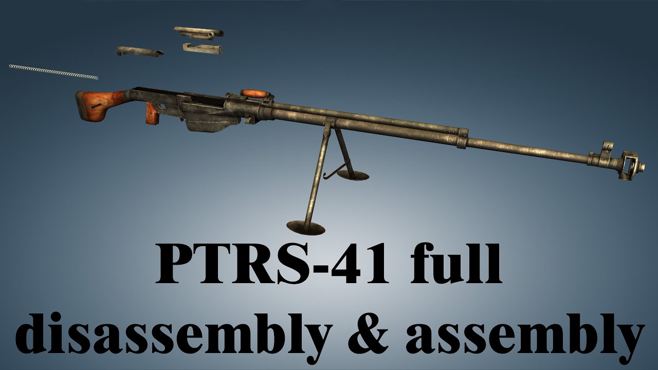 PTRS-41: full disassembly & assembly | World of Guns - YouTube