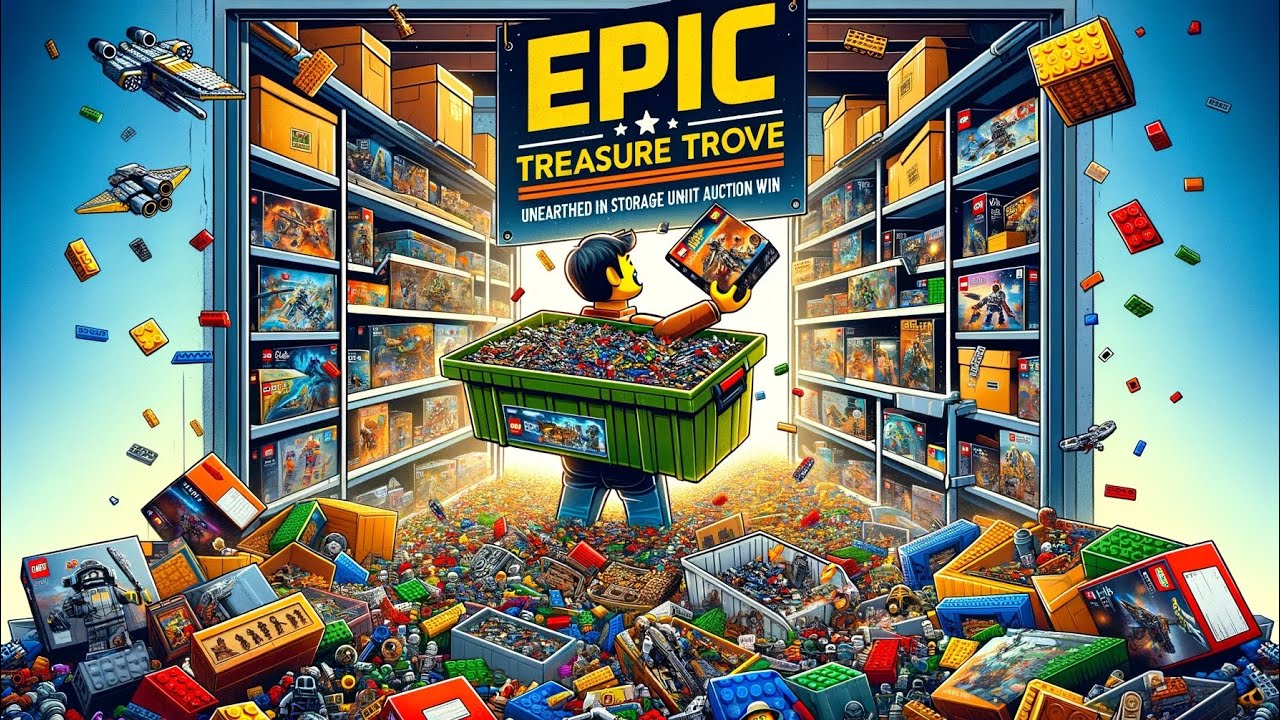 Epic LEGO Treasure Trove Unearthed in Storage Unit Auction Win - YouTube