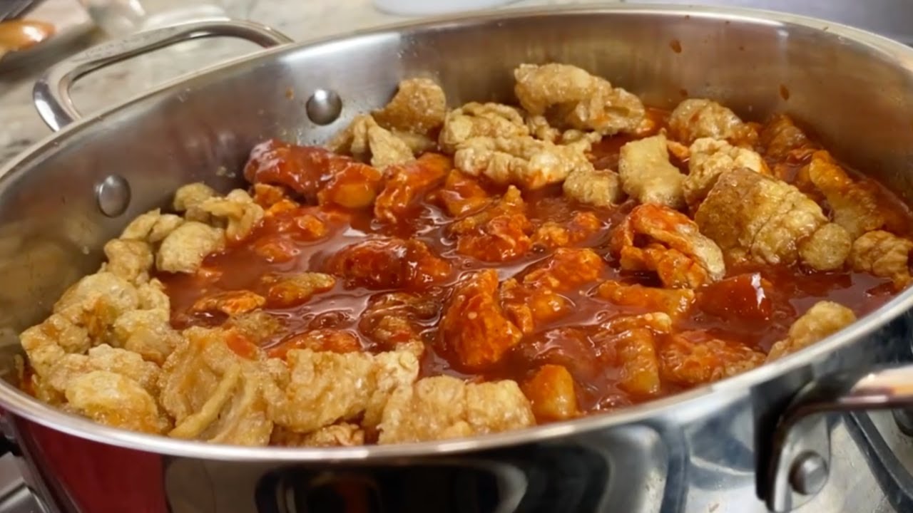 How to make Chicharron Rojo | Homemade Mexican Food | FOOD PARADISE 🥳🎉 ...
