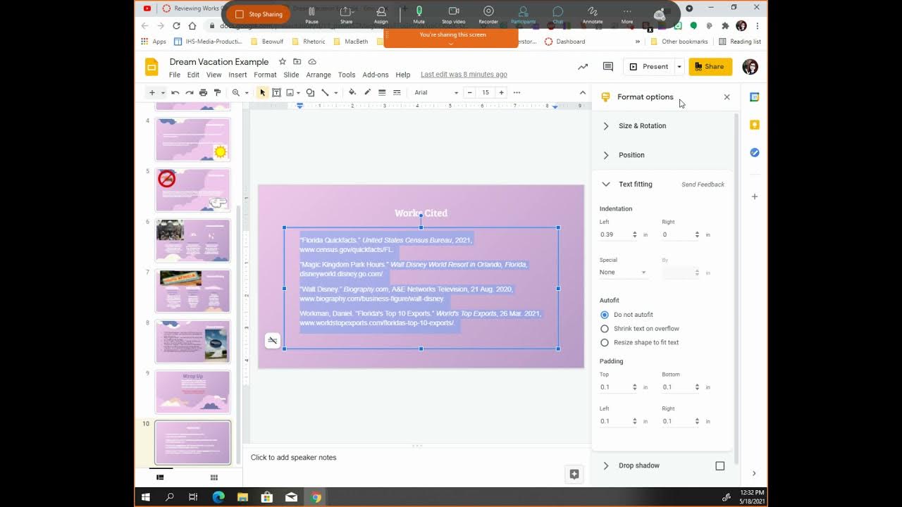 Works Cited in Google Slides - YouTube