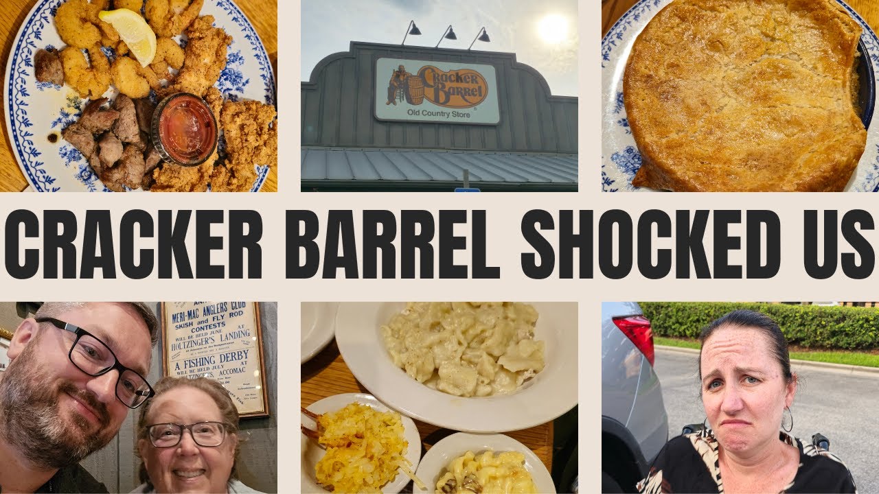 WE WERE SHOCKED at Cracker Barrel! - YouTube