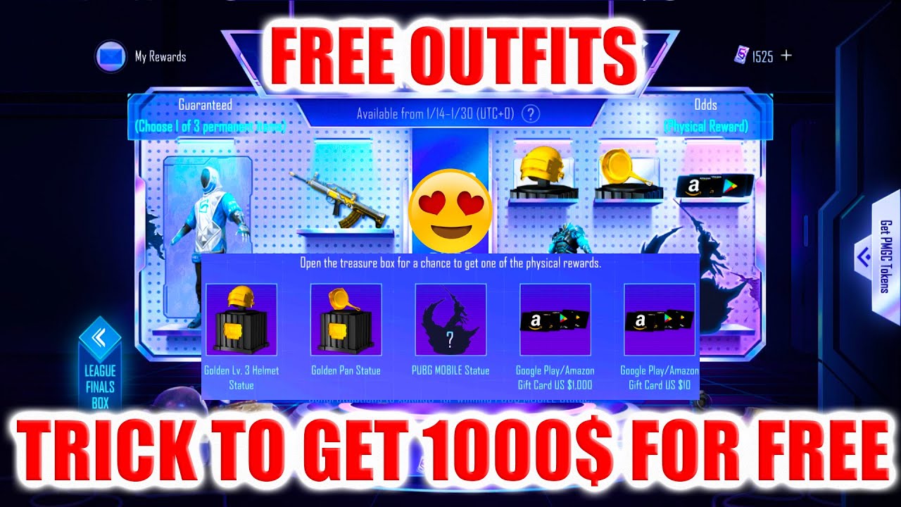 Get Free Permanent Outfit | Free Gun Skin | Free Crystals | Pmgc ...