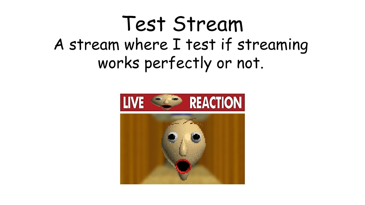 Yet another testing purpose stream [Test Stream Public 3] - YouTube