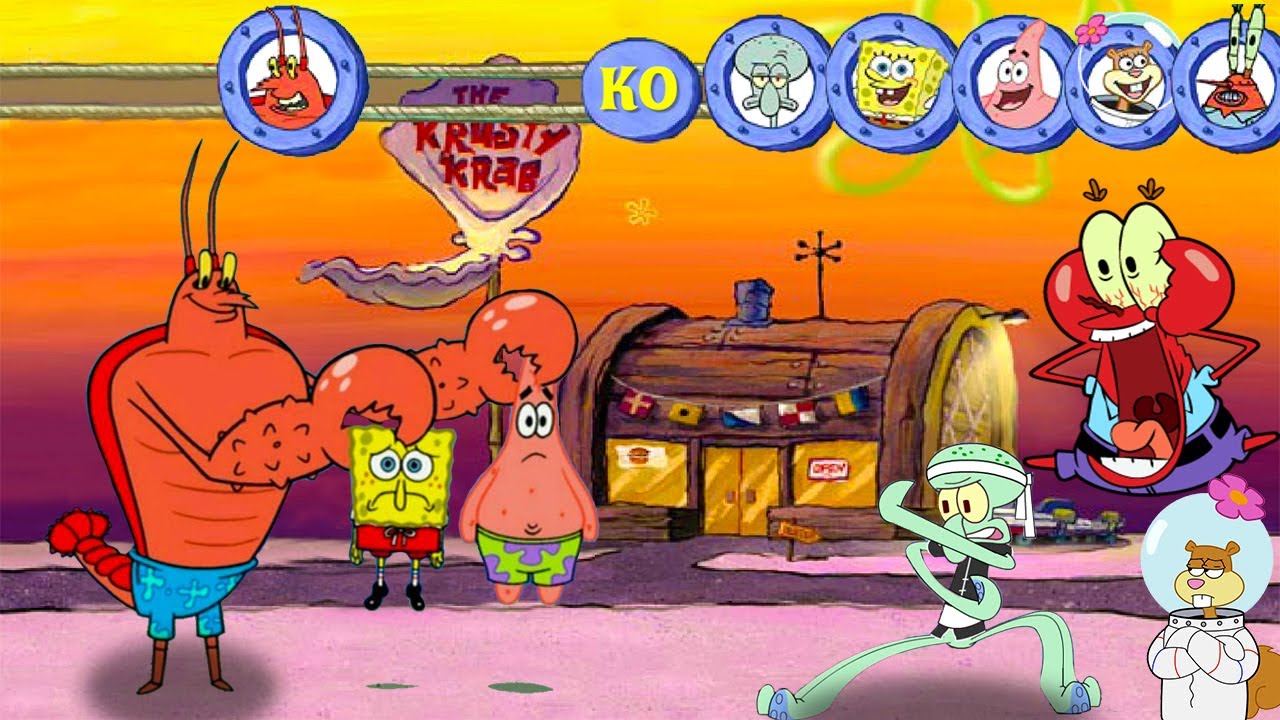 Reef Rumble Tournament Of Legends: Larry vs Spongebob vs Patrick vs ...