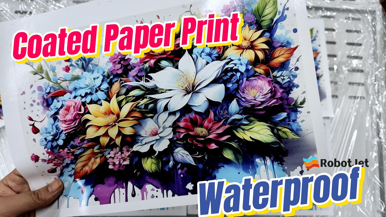 High quality, high speed, waterproof art coated paper single pass ...