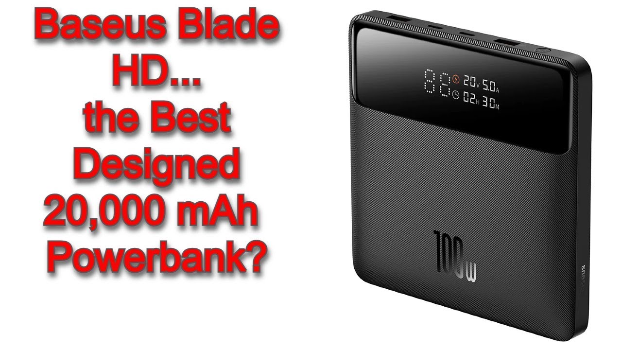 Baseus Blade HD Powerbank Unboxing & First Looks - YouTube