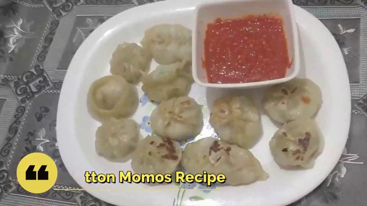 Mutton Momos Recipe | Tasty Momos at Home | Mutton Dumplings Recipe ...