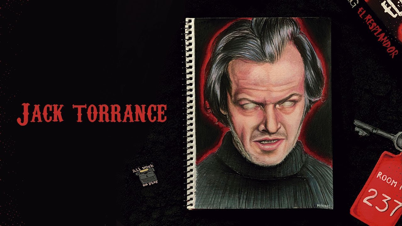 Speed drawing: Jack Torrance - The Shining - YouTube