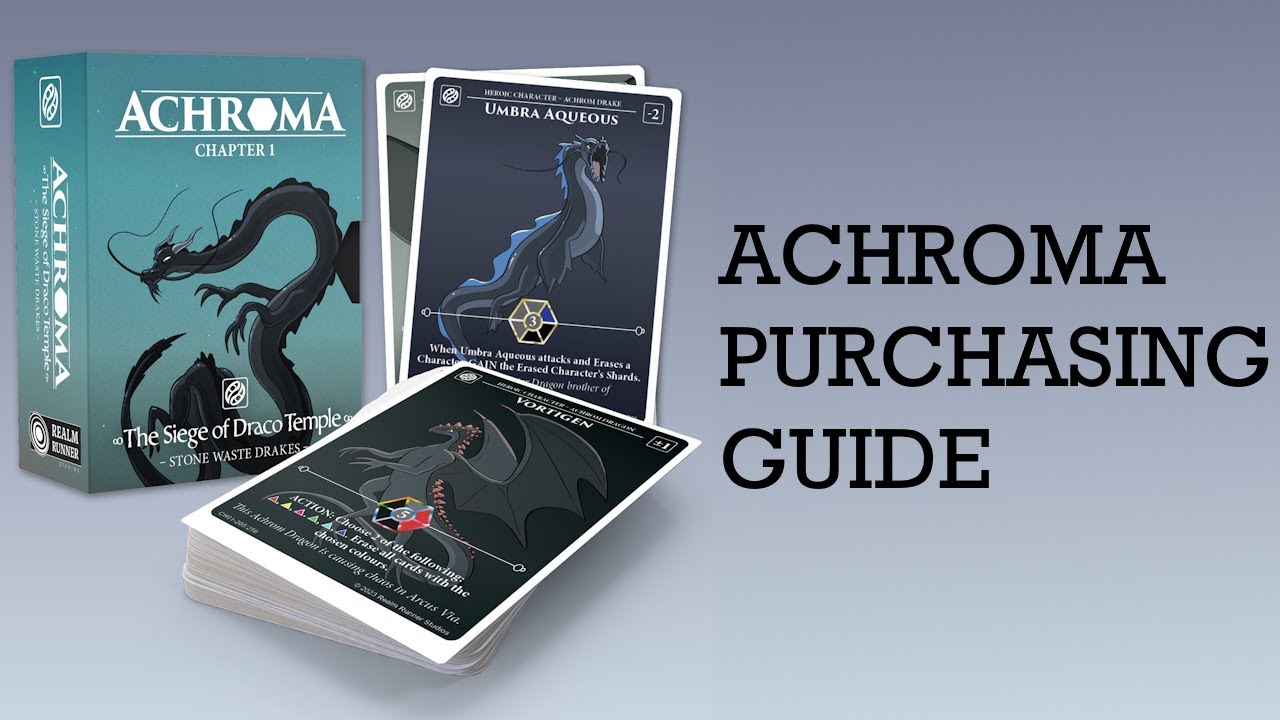 NEW! 2023 ACHROMA Buying Guide! - YouTube