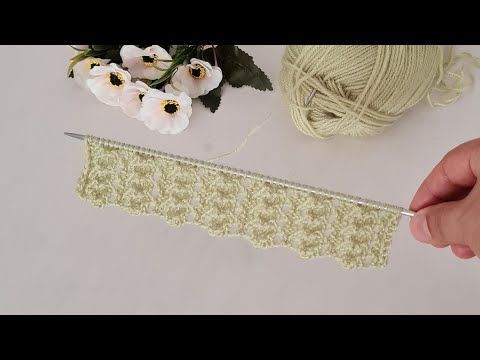 Dantel Gibi Zarif Ve Kolay Örgü Modeli ✅️ Bluz, Şal, Yelek İçin Örgü Modeli #knitting.
