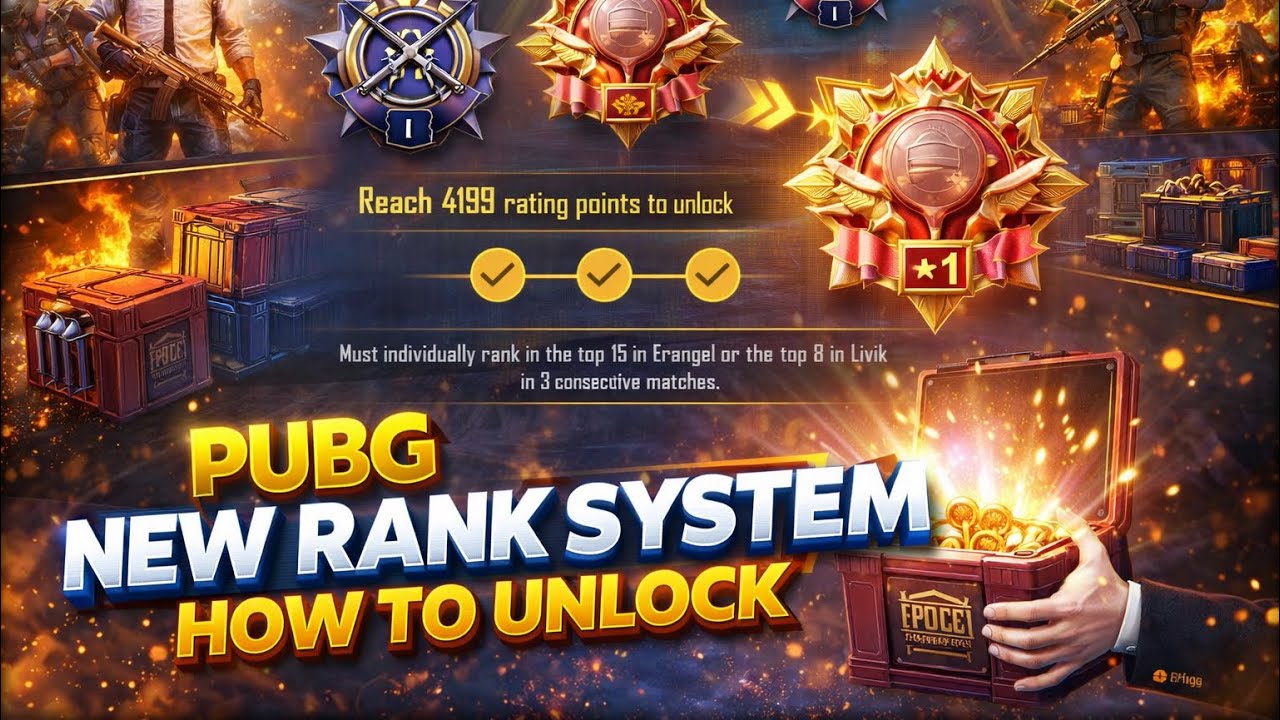 NEW PUBG Rank System is HERE! 🚨 (How to Unlock Ace Fast) - YouTube