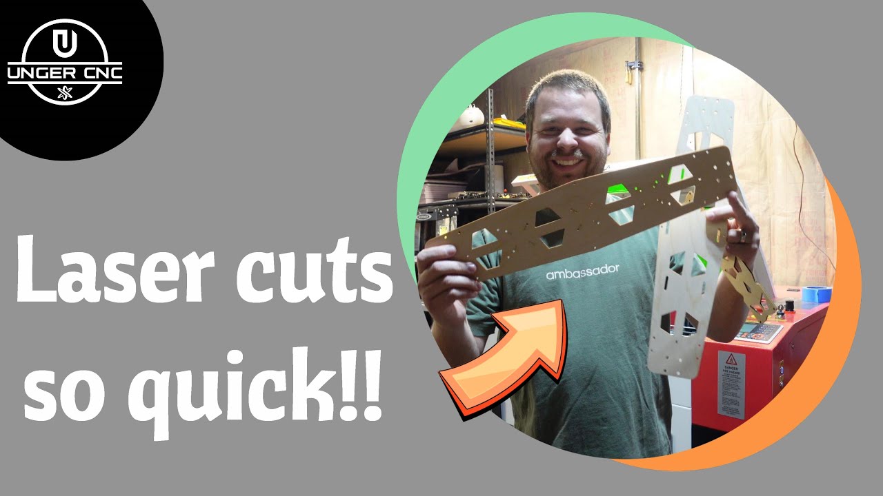 Using a Laser Cutter to Rapid Prototype a Drone Frame - YouTube