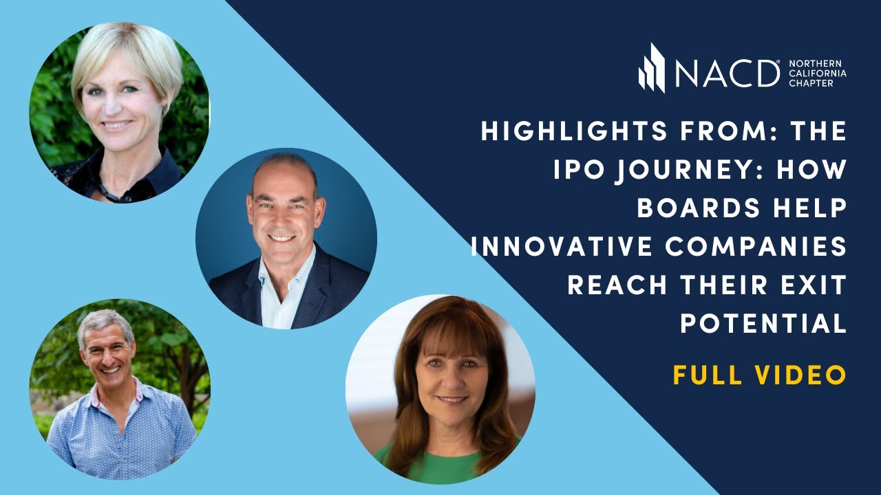 The IPO Journey: How Boards Help Innovative Companies Reach Their Exit ...