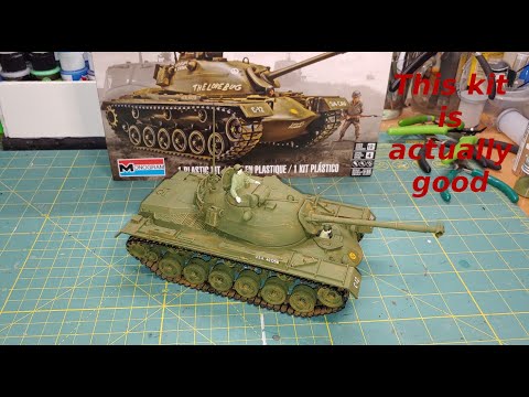 M48A2 Patton Tank by Monogram Part 2 - YouTube