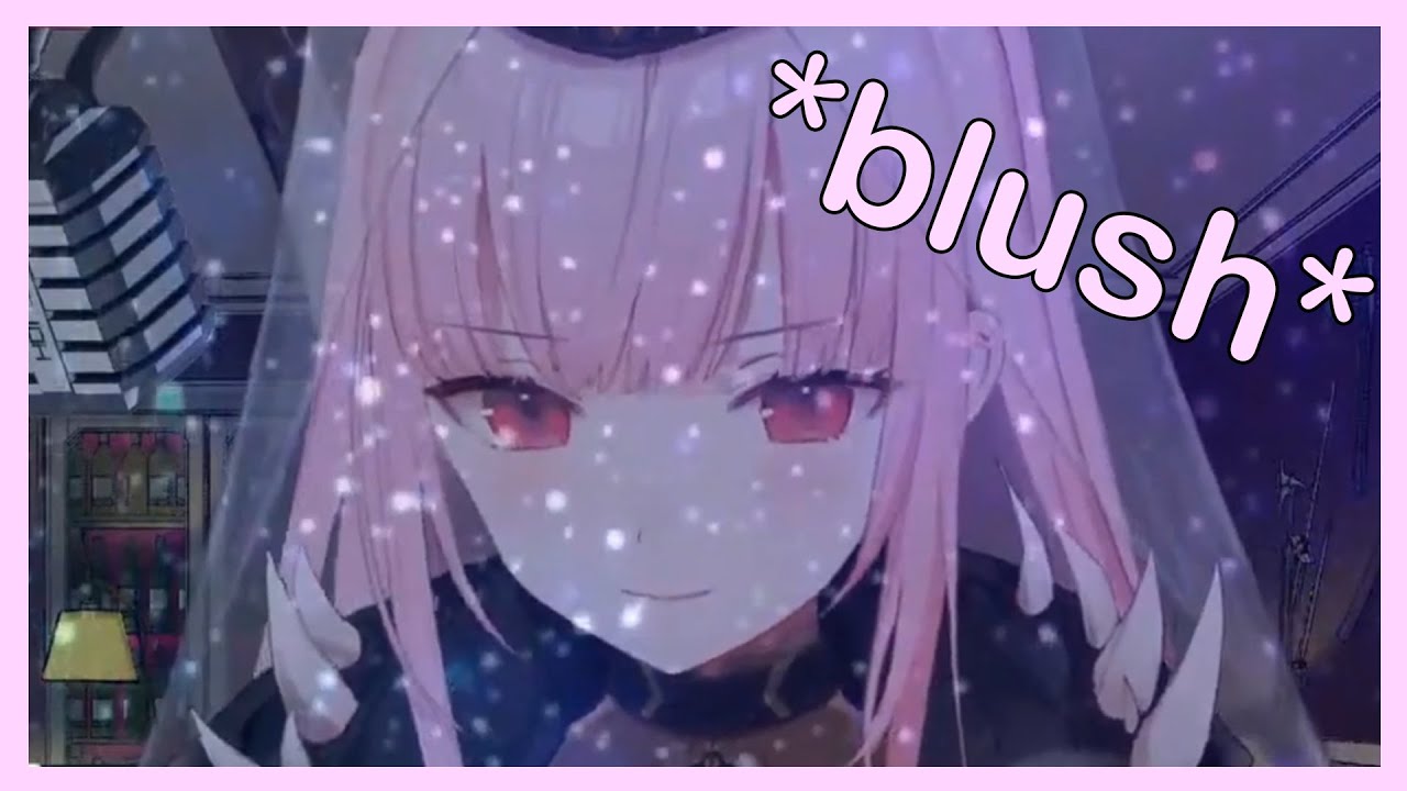 Calli's cute reaction to being called cute! - YouTube