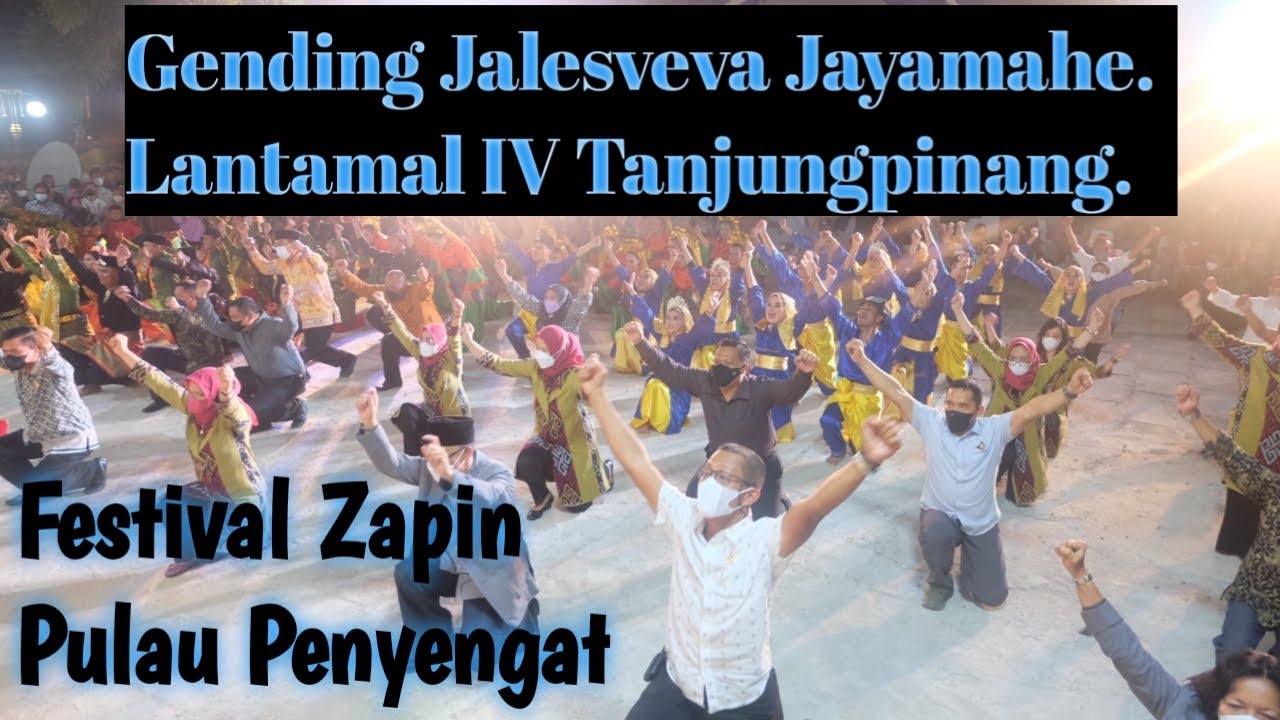Heboh!!! Tarian Gending Jalesveva Jayamahe di Acara Festival Zapin ...