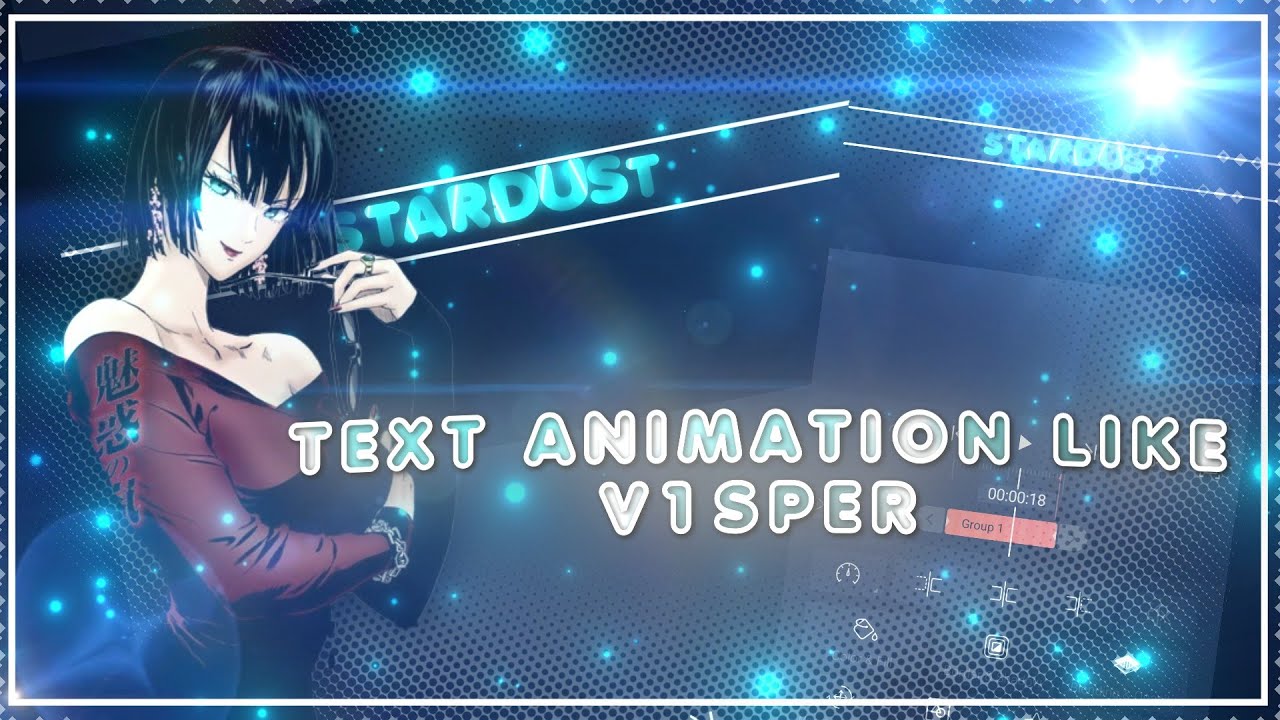 「Text Animation Tutorial」[V1sper style] [Amv/Edit]°Alightmotion「Free ...