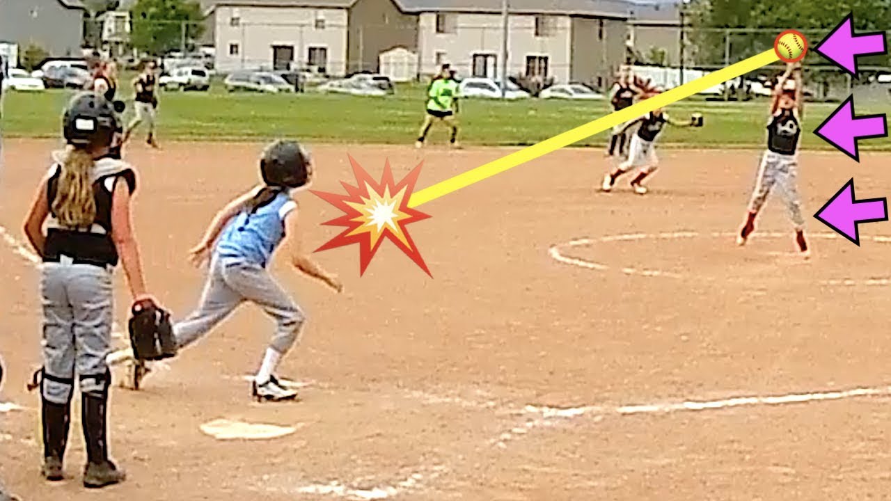 🥎SOFTBALL PITCHER MAKES GAME WINNING CATCH 🥎 Mariners vs Red Sox - YouTube