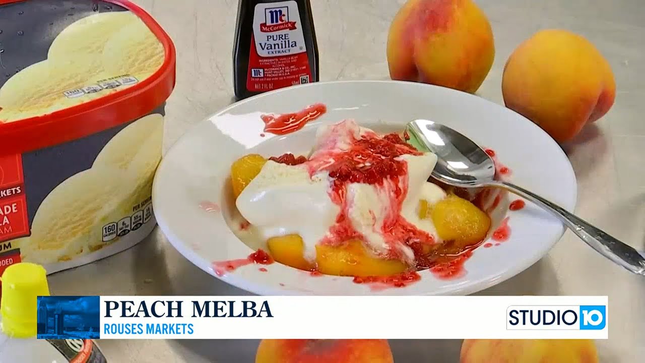 Recipe: Peach Melba - YouTube