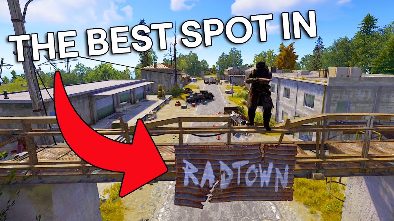 I Camped Rust's New Monument Radtown - YouTube