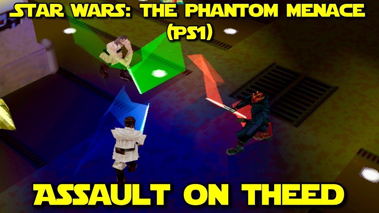 [PS1] Star Wars: The Phantom Menace - Assault on Theed (Level 10) - YouTube