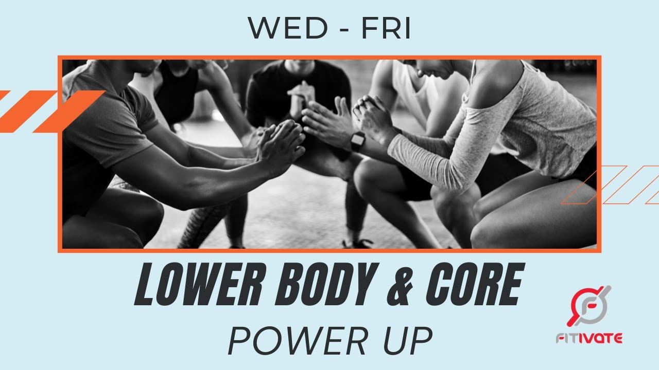 Lower Body & Core Workout (12 MINS, NO GYM) - Wed to Fri Routine - YouTube