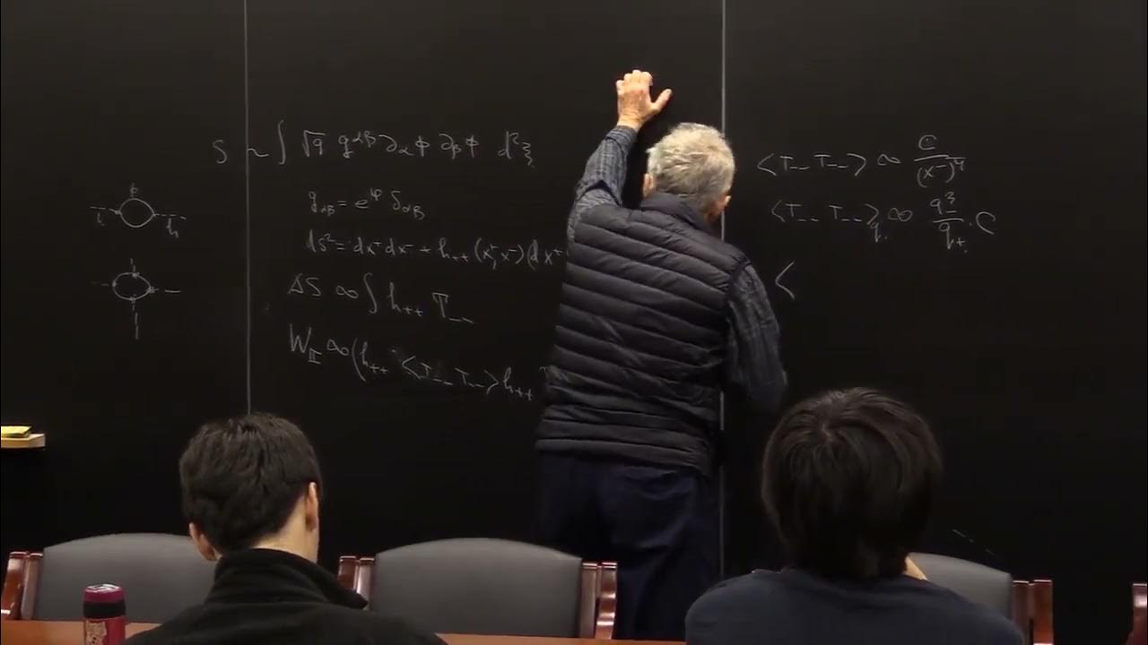 Lecture 12 of Polyakov's Course on String Theory - YouTube
