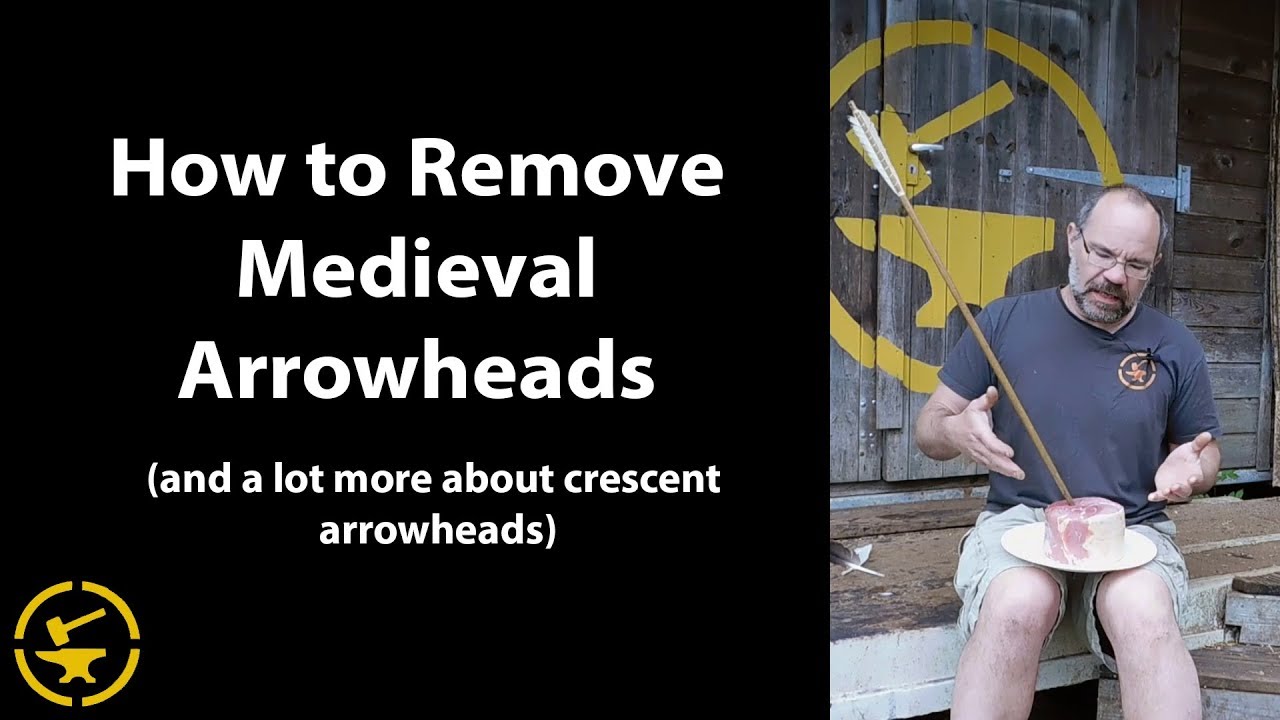 How to remove medieval arrows (and more about crescent heads) - YouTube
