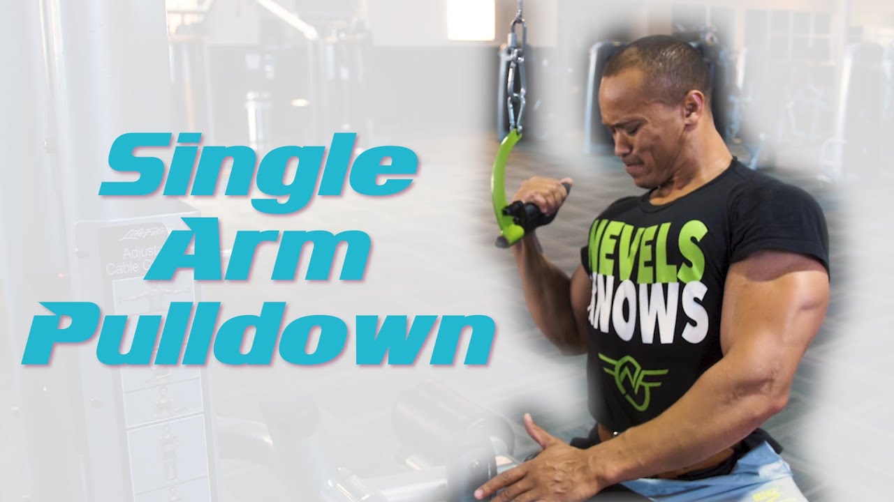 Proper Way to do Single Arm LAT Pulldown - YouTube