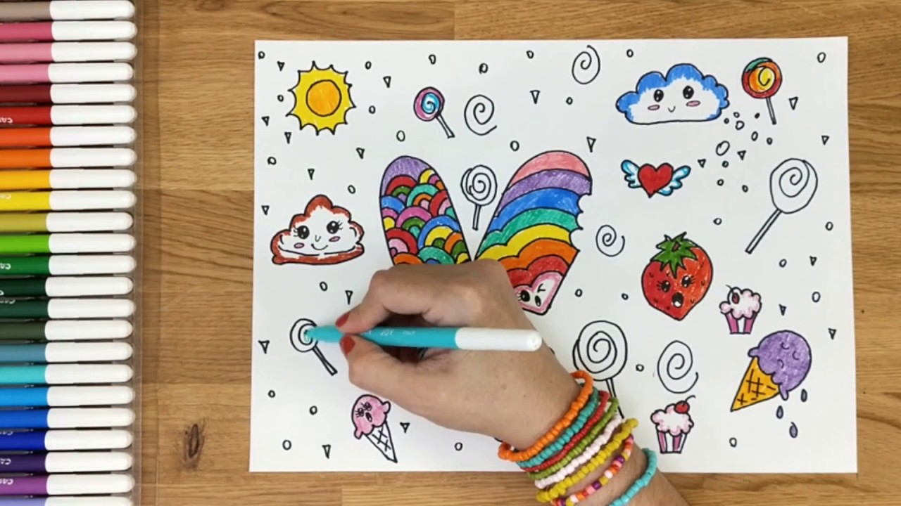 How to Draw for Kids - Cute Ice Cream Kawaii! Gelato Kawaii! Picolé ...