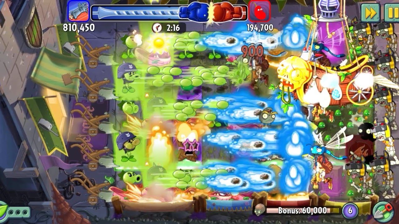 PVZ 2 : Best Repeater Deck On PVZ 2 - YouTube