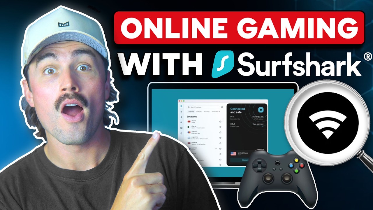 Surfshark for Online Gaming: Reduce Lag and Stop DDoS Attacks? - YouTube
