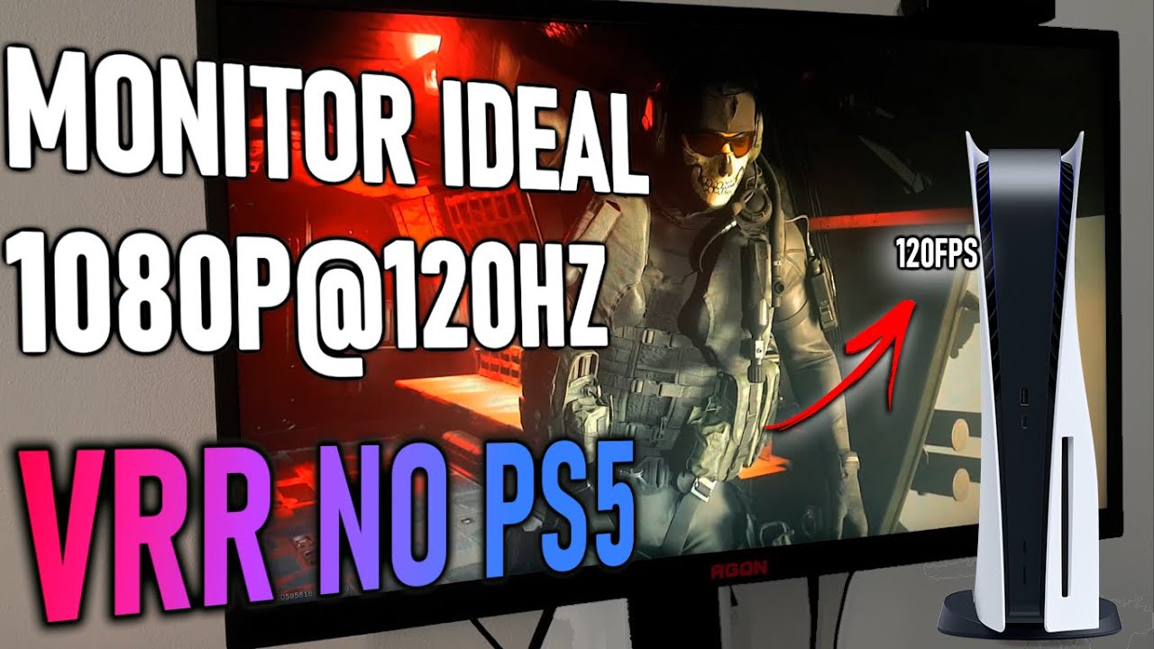 MONITOR 120Hz Para PS5 Compat veis Com VRR YouTube