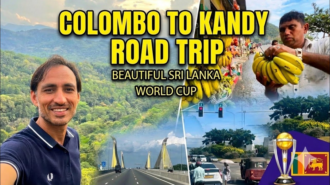 Colombo to Kandy Travel Diary for ICC T20 World Cup | How beautiful ...